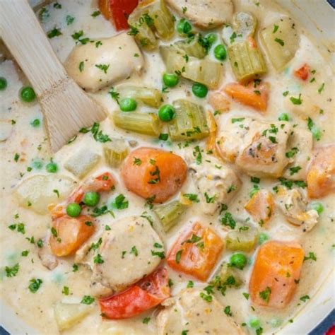 Creamy Dijon Mustard Chicken And Mushrooms Healthy Fitness Meals