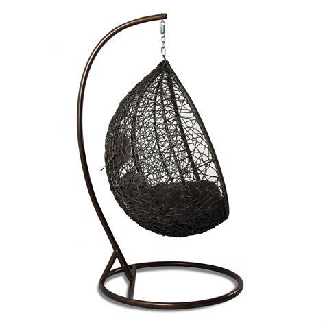 ბუდე საქანელა ყავისფერი ბალიშებით განვადებით საქანელა Saqanela Ganvadebit Iyide Ge