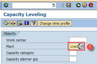 SAP PP Capacity Planning CM01 CM21