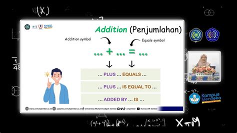 Basic Mathematic Symbol And Operation In English Youtube