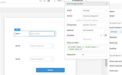 Is It Possible To Make A Button Disable When Input Items Are Not