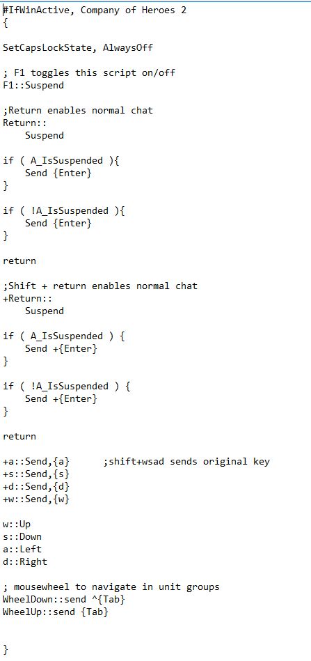 Autohotkey Script Not Working Rcompanyofheroes