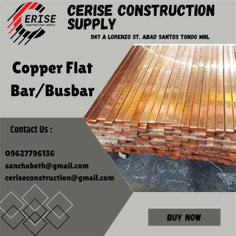 Copper Flat Bar Busbar Commercial And Industrial Construction Tools