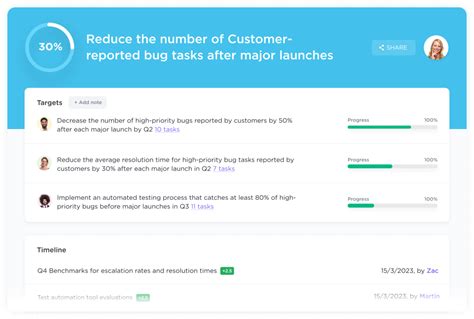 OKR Objectives And Key Results ClickUp Template ByMarketers