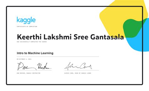 Ive Completed The Intro To Machine Learning Course On Kaggle
