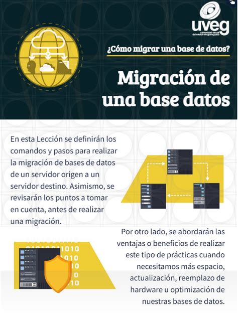 Leccion admin bd migracion de una base de datos Administración de Bases de Datos Studocu