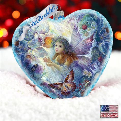 Guardian Butterfly Fairy Heart Ornament Heavenly Messenger Mercury