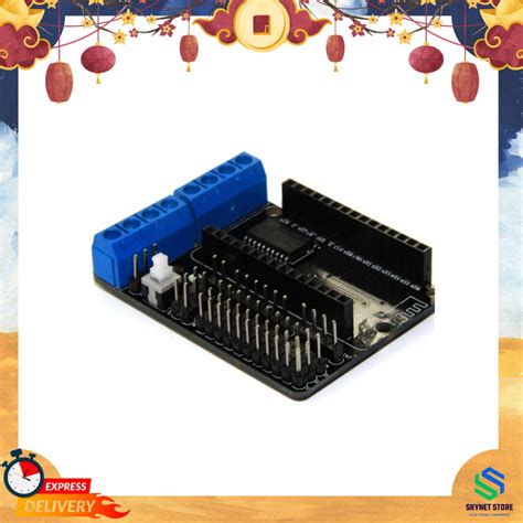 Nodemcu Motor Shield Board L293d For Nodemcu V2 Shopee Thailand