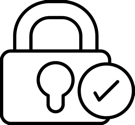 Password Line Icon 43294932 Vector Art At Vecteezy