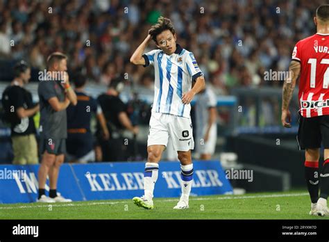 San Sebastian Spain 30th Sep 2023 Takefusa Kubo Sociedad Football