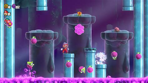 Super Mario Bros Wonder World 1 Swamp Pipe Crawl Nintendo Life