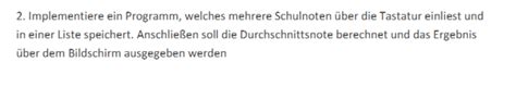 Python Aufgabe Elemente Selbst Per Input In Liste Einfügen Computer Schule Programmieren