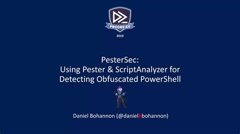 Pestersec Using Pester And Scriptanalyzer To Detect Obfuscated