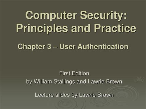 PPT Computer Security Principles And Practice PowerPoint Presentation ID
