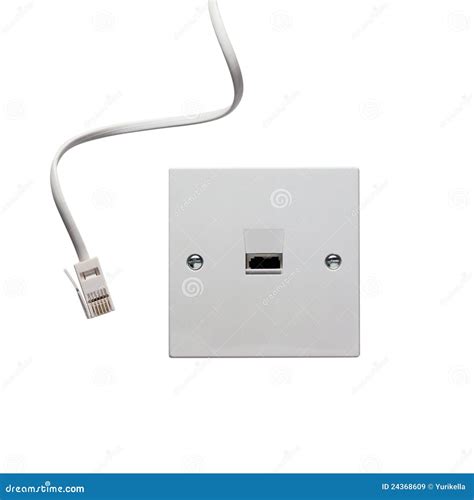Telephone Patch Cord Stock Image Image Of Telephone 24368609