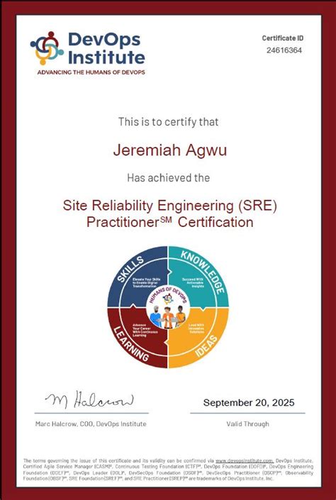 Building On The Devops Pillars With Sre Practices 💪 💪 💪 Agwu