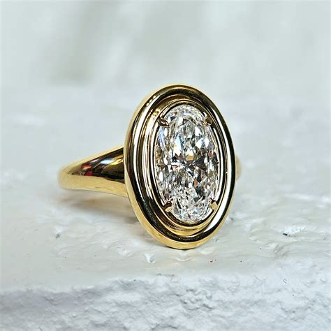 Moval Twin Bezel Diamond Ring Von Bargens Jewelry