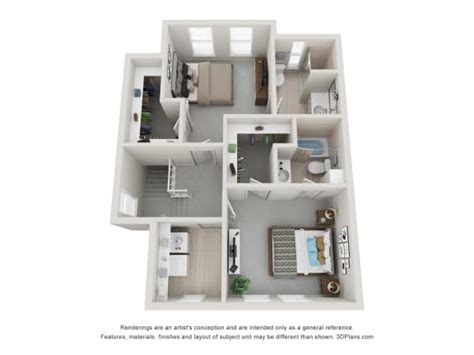 Floor Plans Of The Strand At Beulah Townhomes In Grove City Oh
