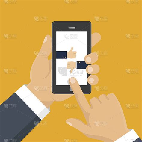 矢量插图。拇指向上和拇指向下的符号，图标。孤立的背景。喜欢不喜欢的象征。