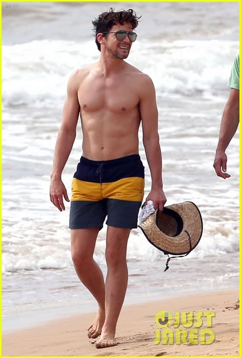 Matt Bomer Goes Shirtless In Hawaii With Husband Simon Halls Photo