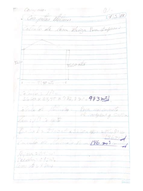 Cómputos Métricos Losa Pdf