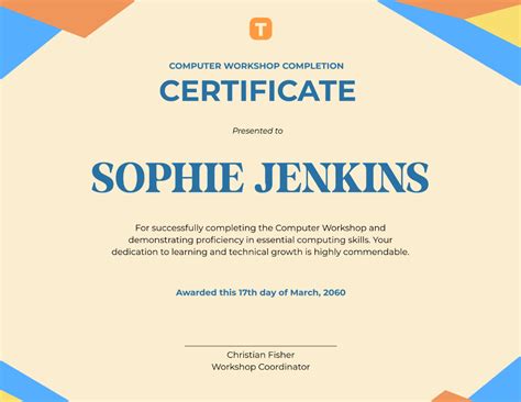 Free Computer Templates To Edit Online