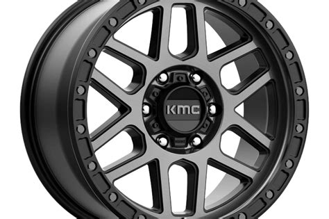 Llanta De Aleación Km544 Mesa Satin Black W Gray Tint Kmc