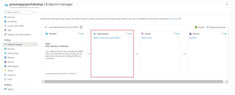 Set Up Azure Front Door With Power Pages Sites Microsoft Learn