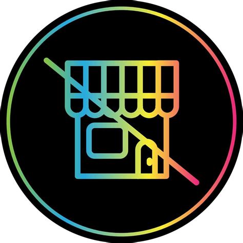 Store Slash Vector Icon Design 15357201 Vector Art At Vecteezy