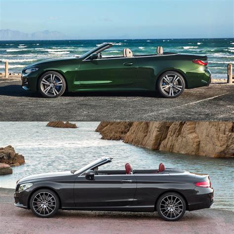 Photo Comparison Bmw 4 Series Convertible Vs Mercedes Benz C Class