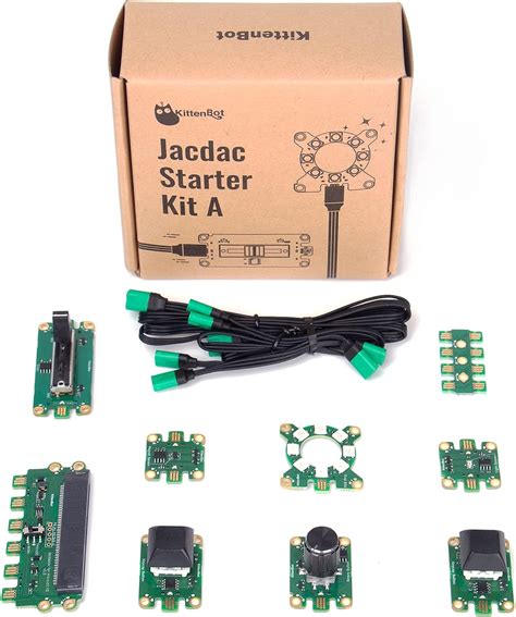 Kittenbot Jacdac Starter Kit A With Jacdaptor For Microbit V2 Connect And Code