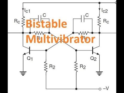 Bistable Multivibrator Using Transistors YouTube