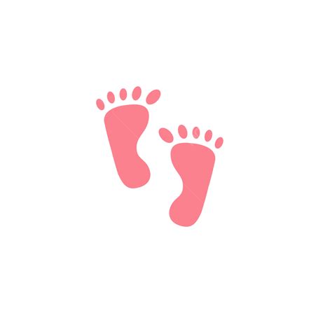 분홍색 발자국 일러스트 발자국 발바닥 자국 맨발 자국 Png 일러스트 및 Psd 이미지 무료 다운로드 Pngtree