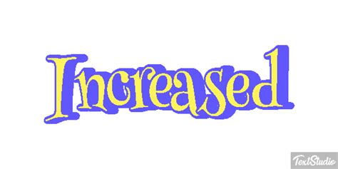 Increased Word Animated Logo Designs