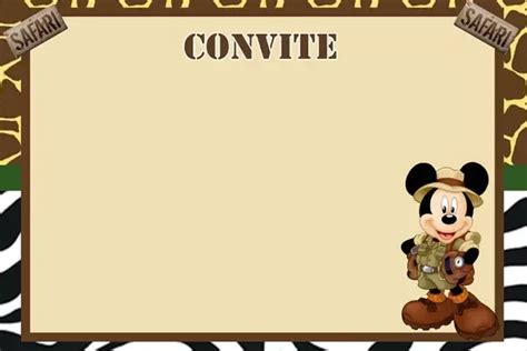 Convite Do Mickey Mouse Modelos Para Imprimir E Editar Como Fazer Artofit