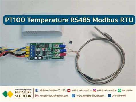 Thermocouple RS485 20 400C DC 8 25V Platinum Thermal Resistance To