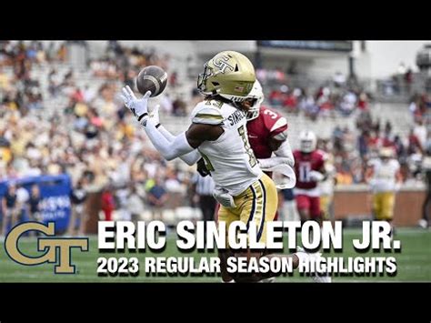 Eric Singleton Jr Georgia Tech NIL Deals Net Worth Player