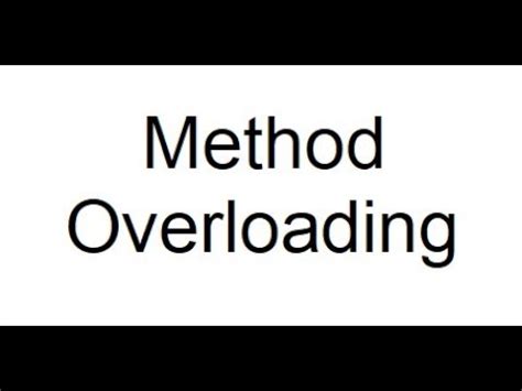 Bangla Java Programming Method Overloading Oop Concepts Youtube