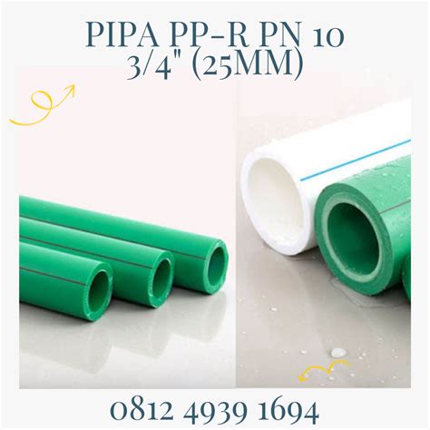 Distributor Pipa Ppr Rucika Kelen Green Pn 10 Garis Biru Ukuran 34