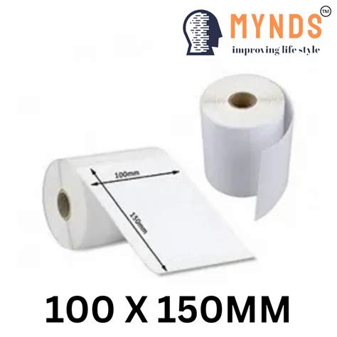 White 100 X 150mm Direct Thermal Label For Packaging Packaging Type
