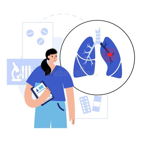 Pulmonary Embolism Disease Stock Vector Illustration Of Circulation
