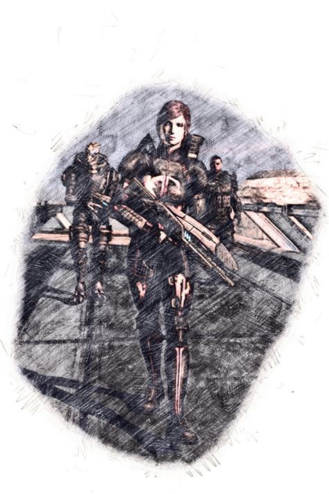 Отряд Фан арт Mass Effect 3