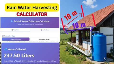 Easy Rainwater Harvesting Calculator Sapien Knows