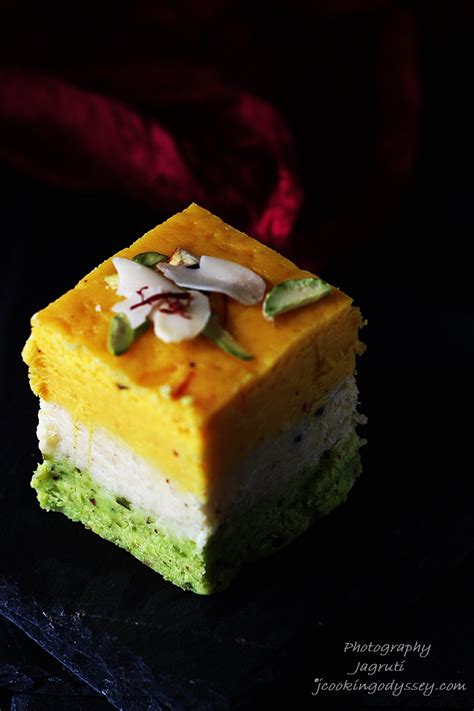 Kesar Badam Pista Barfibarfee J Cooking Odyssey