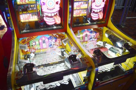 Coin Pusher Game Editorial Image Image Of Player Skill 48597350