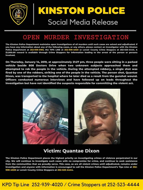Kinston Police Dept On Twitter