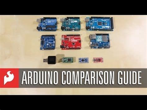 Sparkfun Arduino Comparison Guide Arduino Arduino Projects Arduino Modules