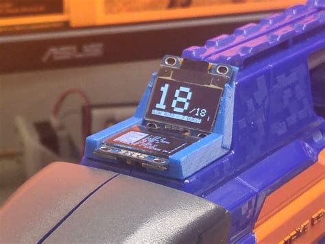 Dual Oled Displays For Nerf Guns 3dthursday 3dprinting « Adafruit Industries Makers Hackers