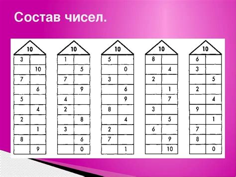 Карточки состав числа 10 распечатать Telegraph