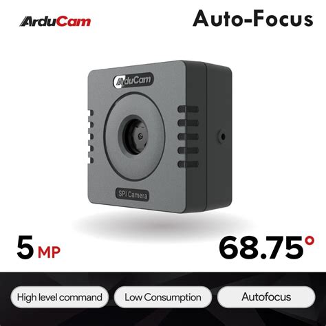 Mega 5mp Spi Camera Module With Autofocus Lens For Any Microcontroller